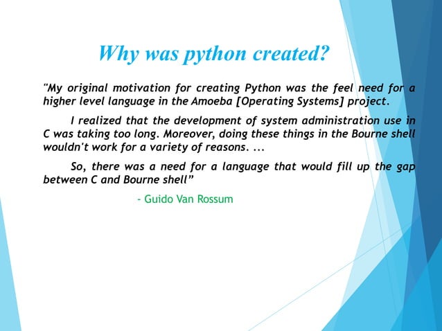 Phython Programming Language | PPTX