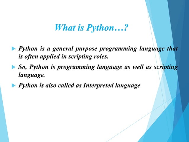 Phython Programming Language Phython Programming Language