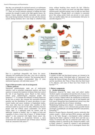 Nutrients in diet that effective in cancer prevention | PDF