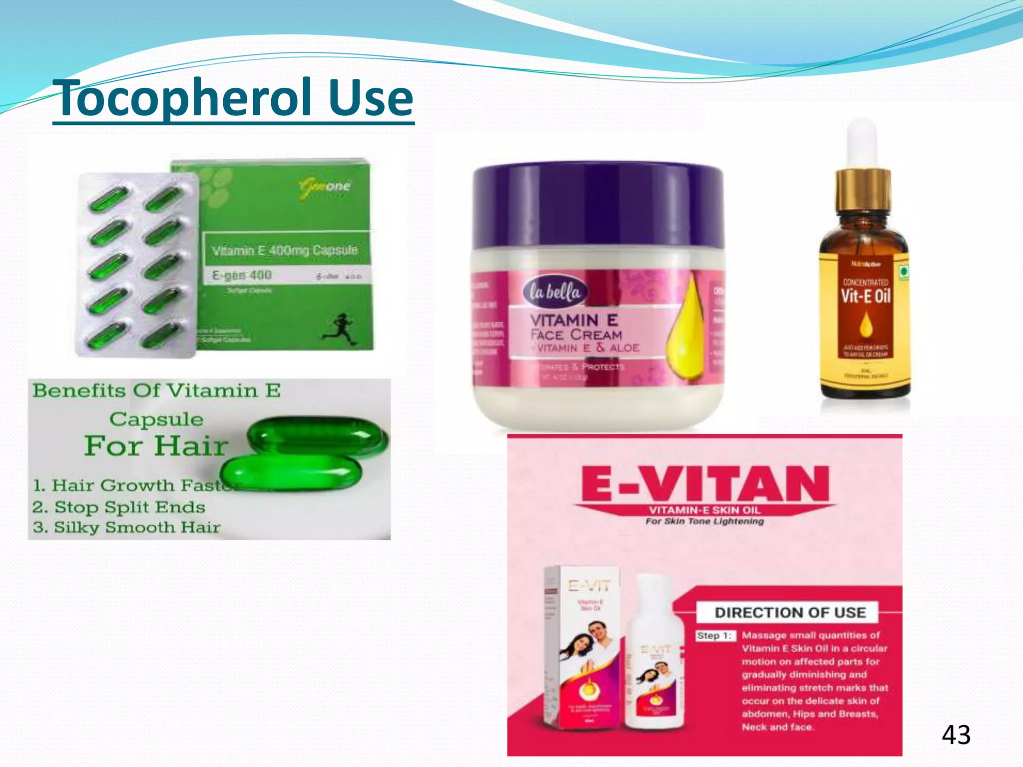 Phyto pharmaceutical - TOCOPHEROLS AND TOCOTRIENOLS (Vitamin E ) | PPTX