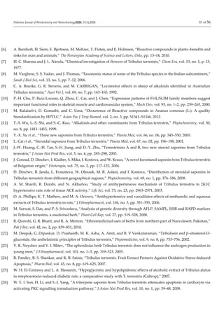 Phytochemical Analysis and Antibacterial Activity of Tribulus ...