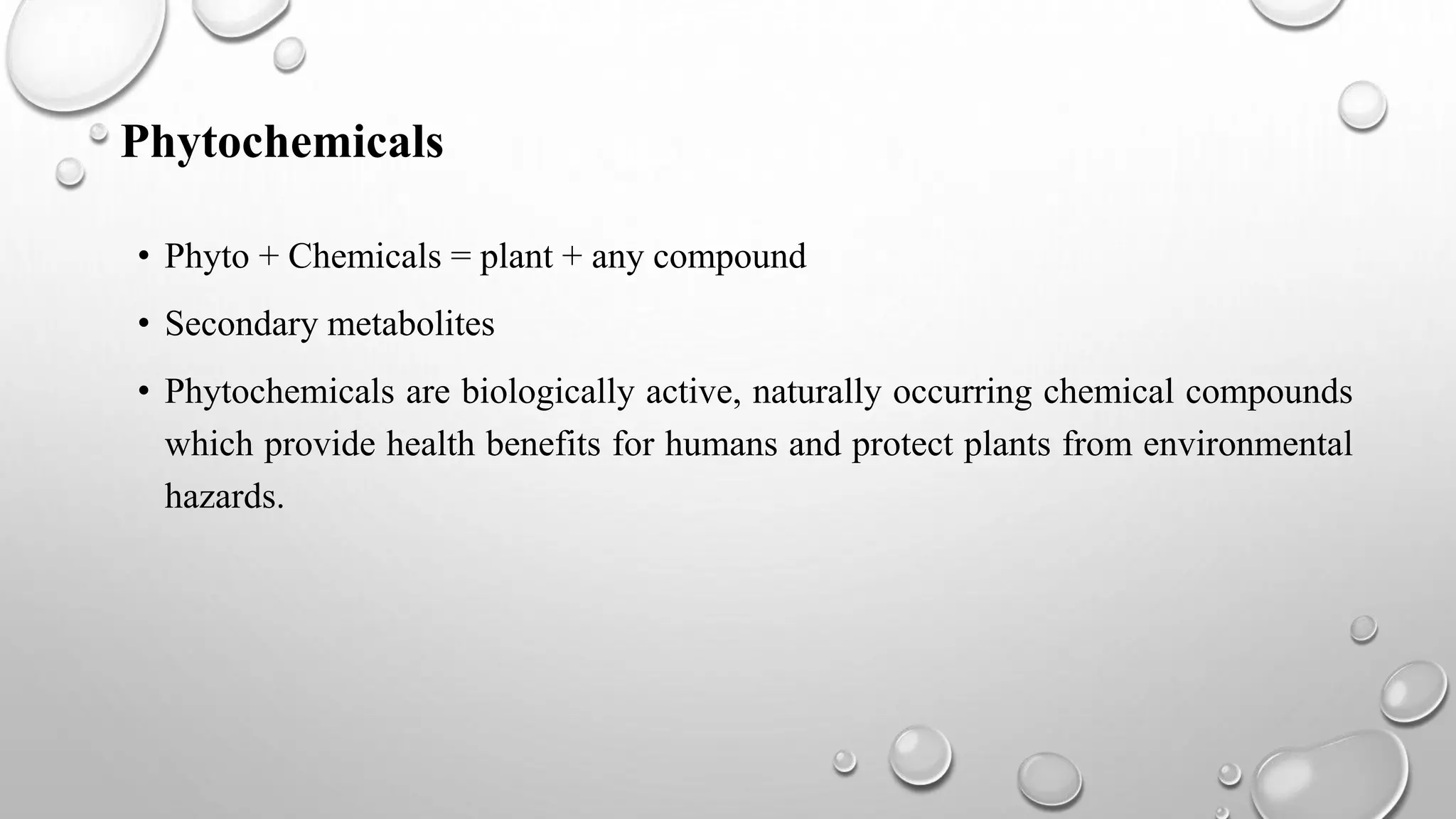 Phytochemicals | PPTX