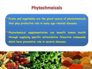 Phytochemicals.pptx | Herbs and Supplements | Alternative Medicine