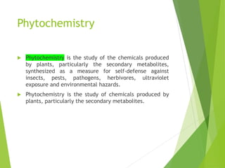 Phytochemical techniques | PPTX