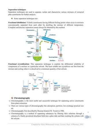 Phytochemistry. Pharm-1203, Pharmacognosy and Phytochemistry-II | PDF