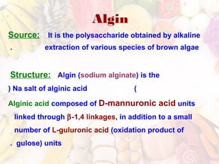 Phytochemistry of carbohydrates ii | PPT