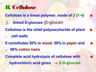 Phytochemistry of carbohydrates ii | PPT