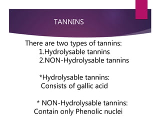 Phytochemistry of plant drugs | PPTX
