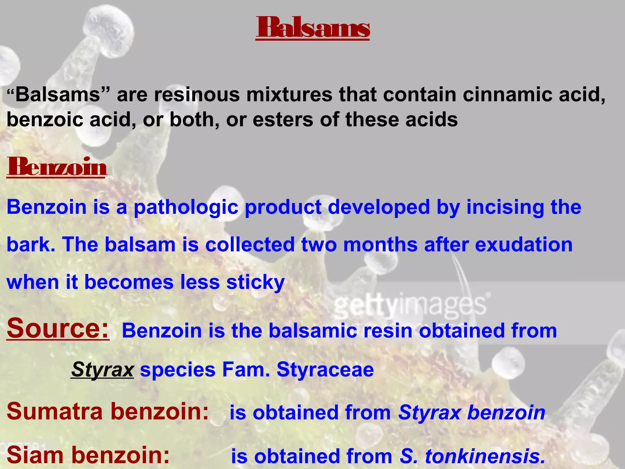 Phytochemistry resins and resin combinations | PPT