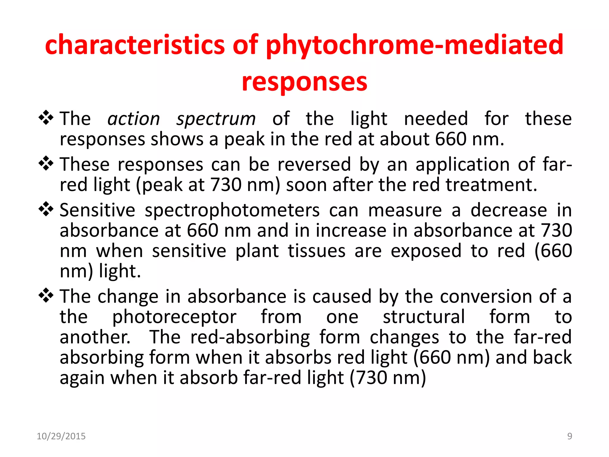 Phytochrome | PPTX