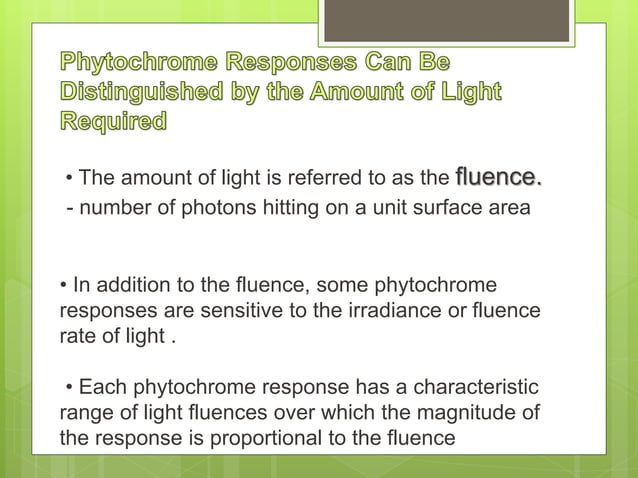 Phytochrome Structure And Function By Nour Deeb Pptx
