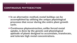 phytoexction and it's types and process , | PPT