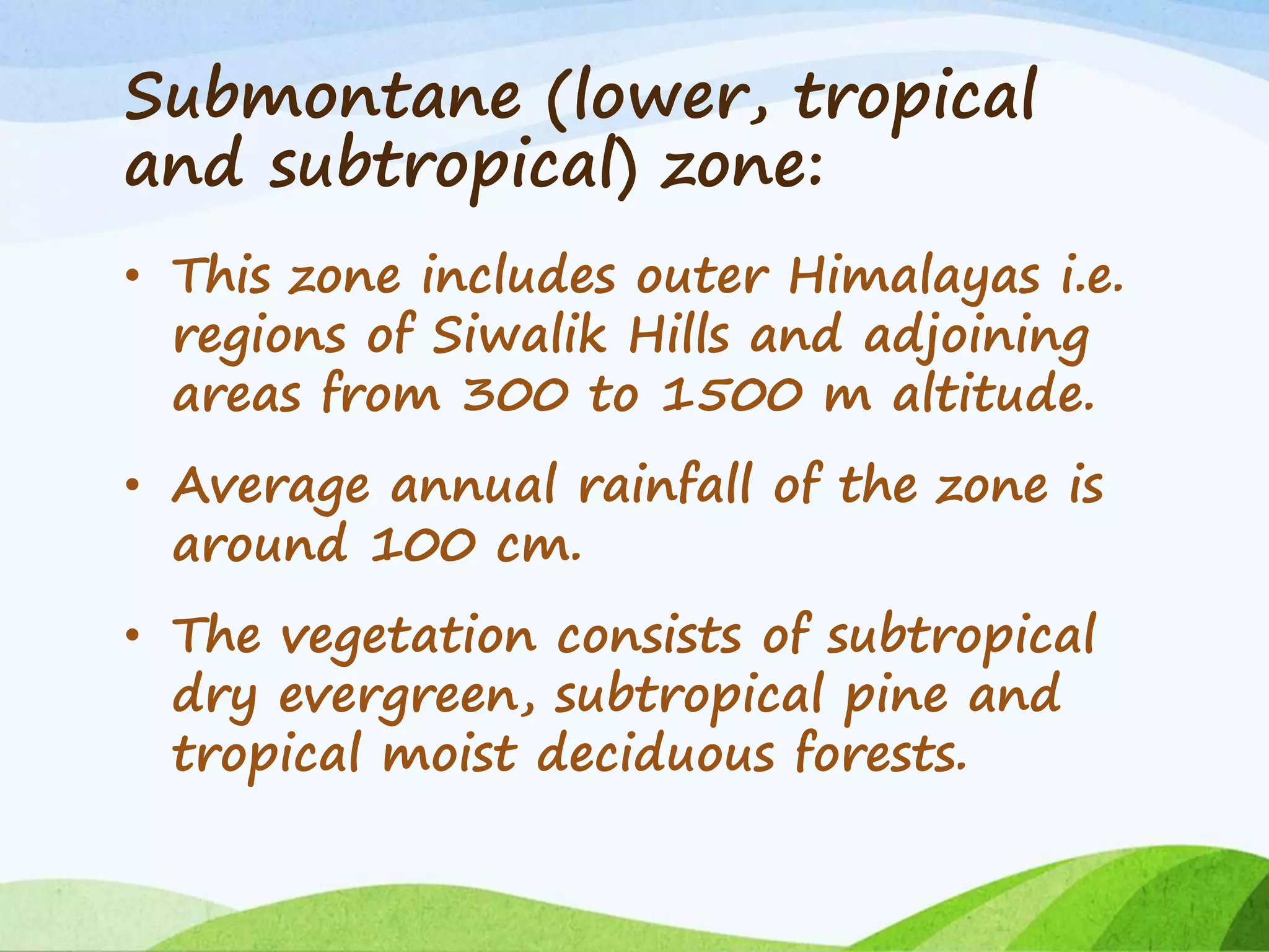 Phytogeographical zones of india | PPTX