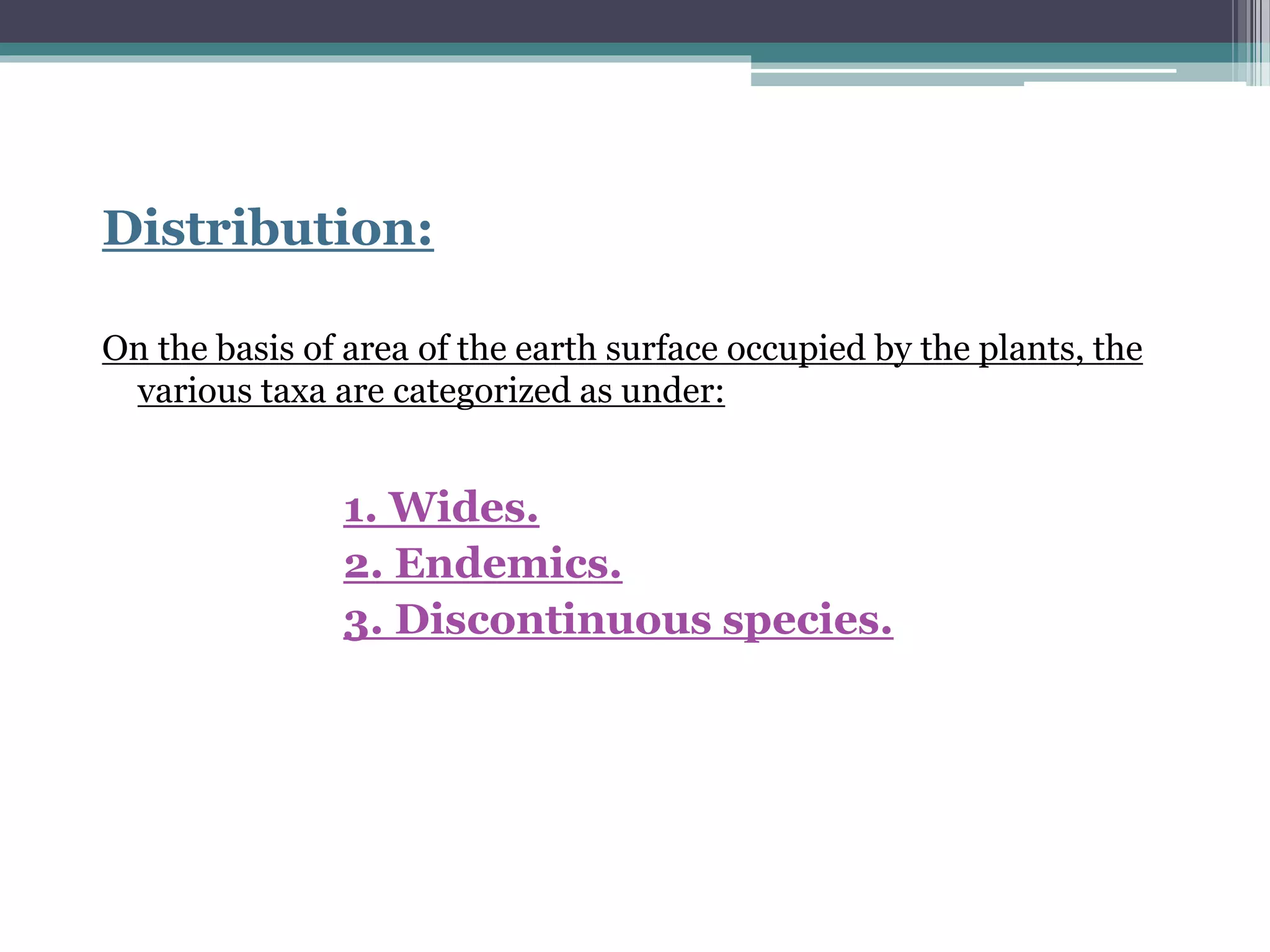 Phytogeography, climate, vegetation and botanical zones | PPTX