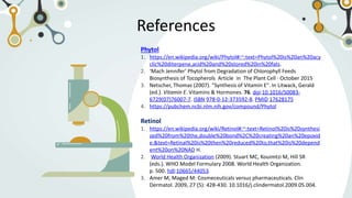 Phytol & retinol (Diterpenoids) | PPTX