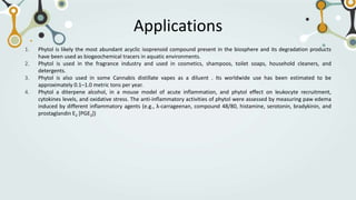 Phytol & retinol (Diterpenoids) | PPTX