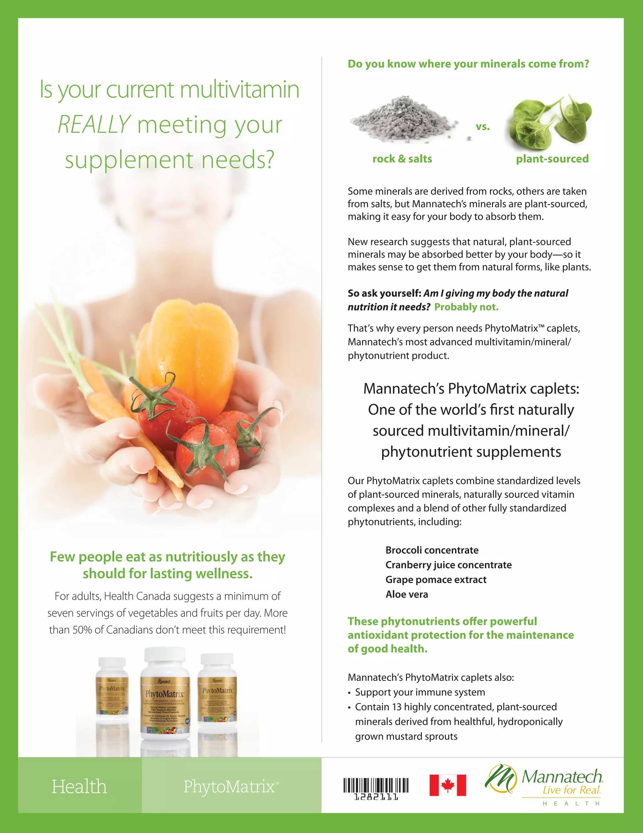 PhytoMatrix tear sheet | PDF