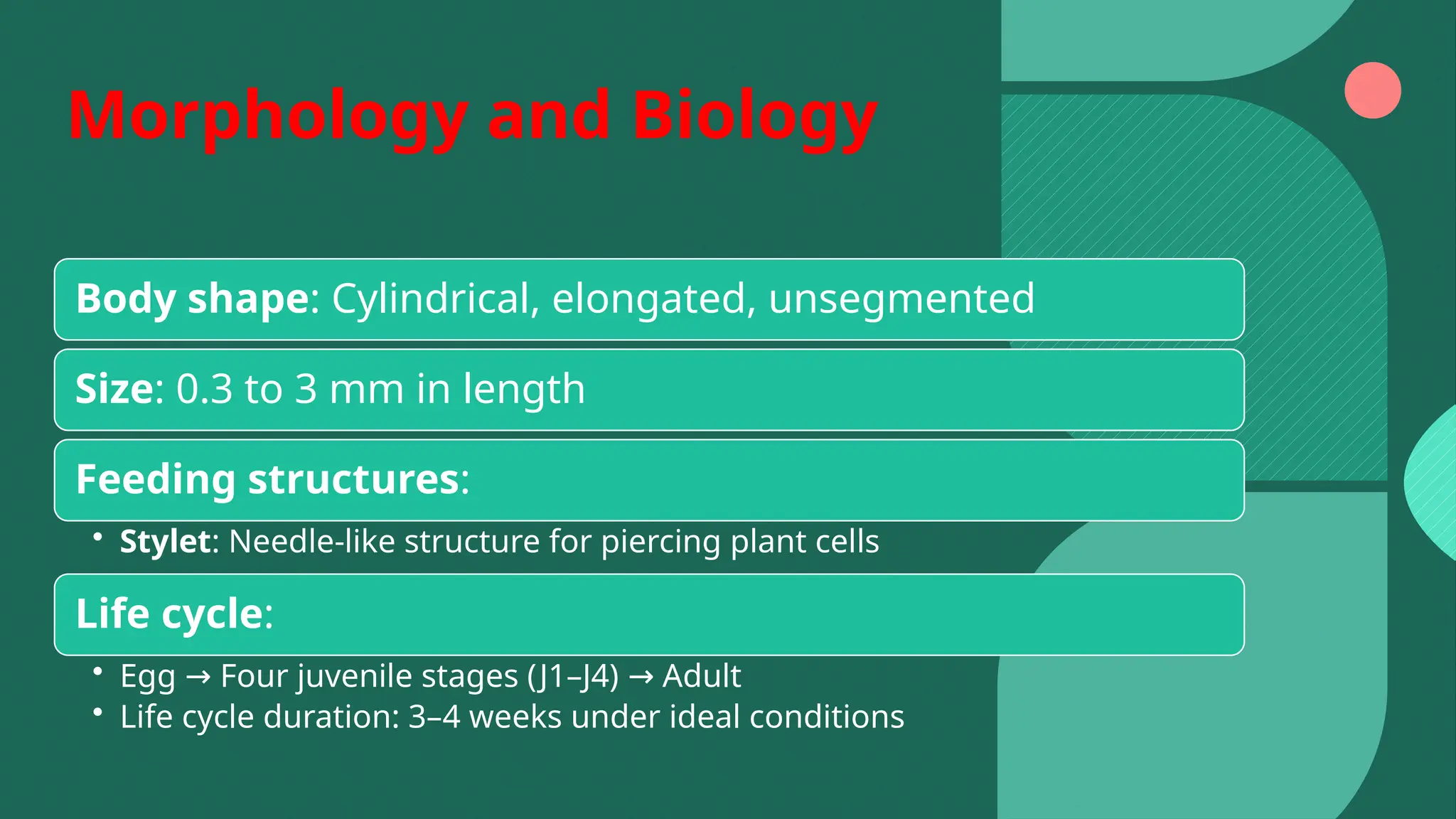 Phytonematodes, Ecology, Biology and Managementpptx | PPTX
