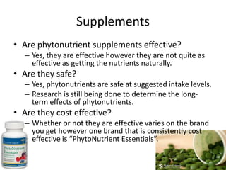Phytonutrients | PPT