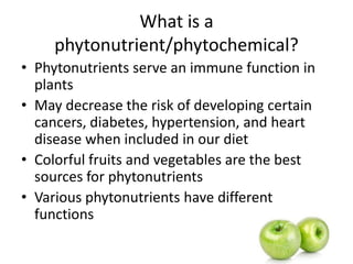 Phytonutrients | PPT