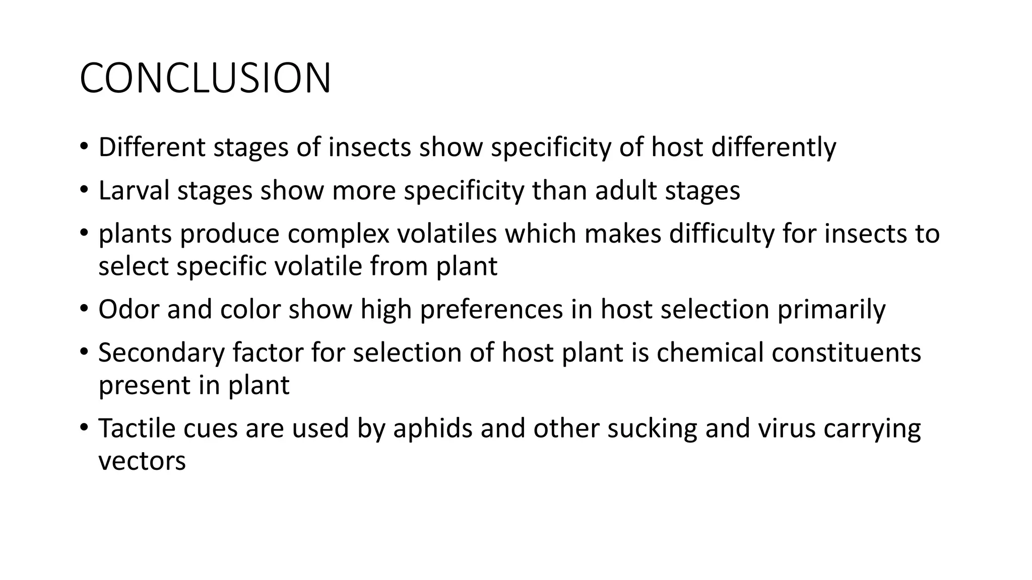 Phytophagous insect and their host finding mechanism | PPTX