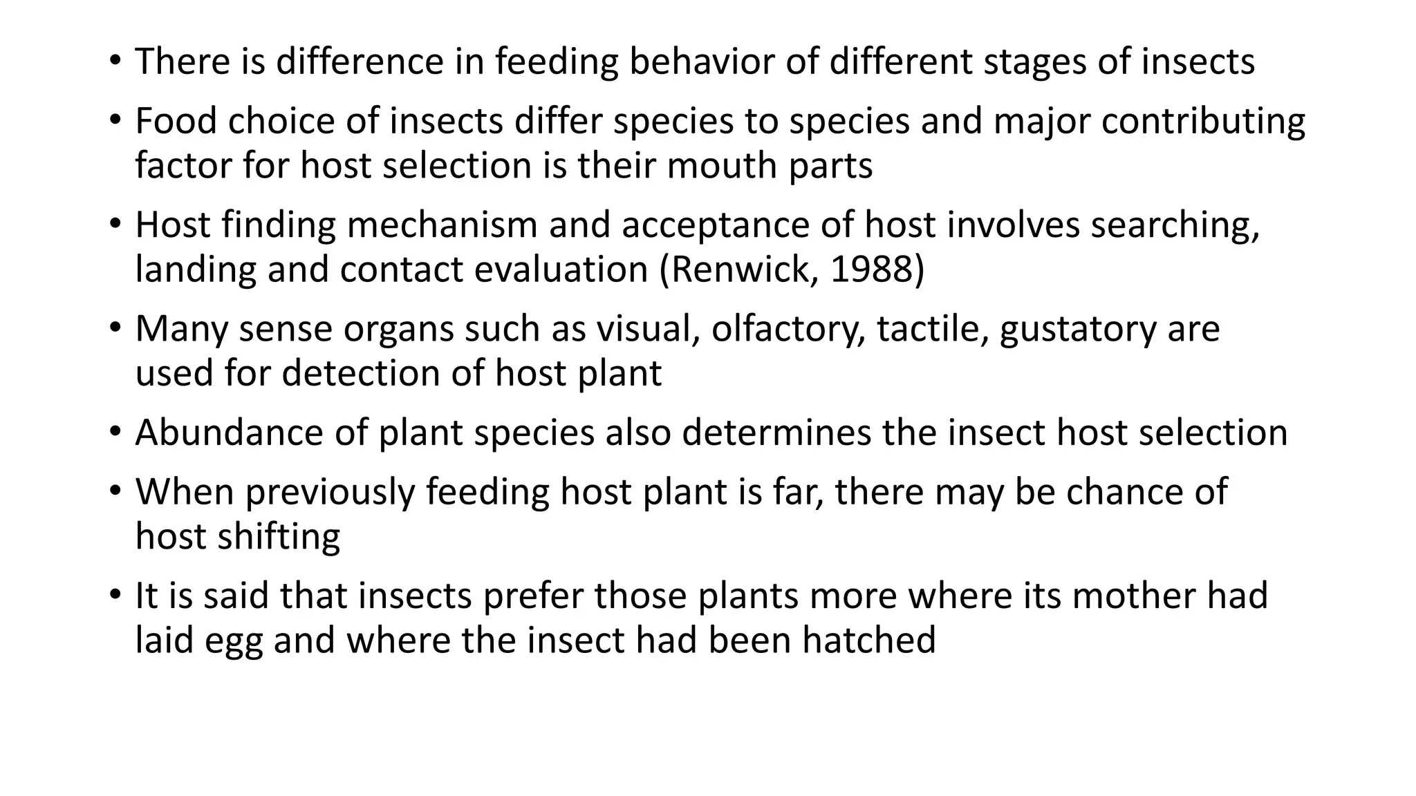 Phytophagous insect and their host finding mechanism | PPTX