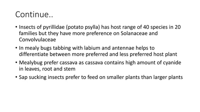 Phytophagous insect and their host finding mechanism | PPTX