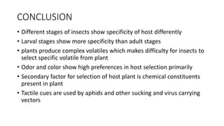 Phytophagous insect and their host finding mechanism | PPTX