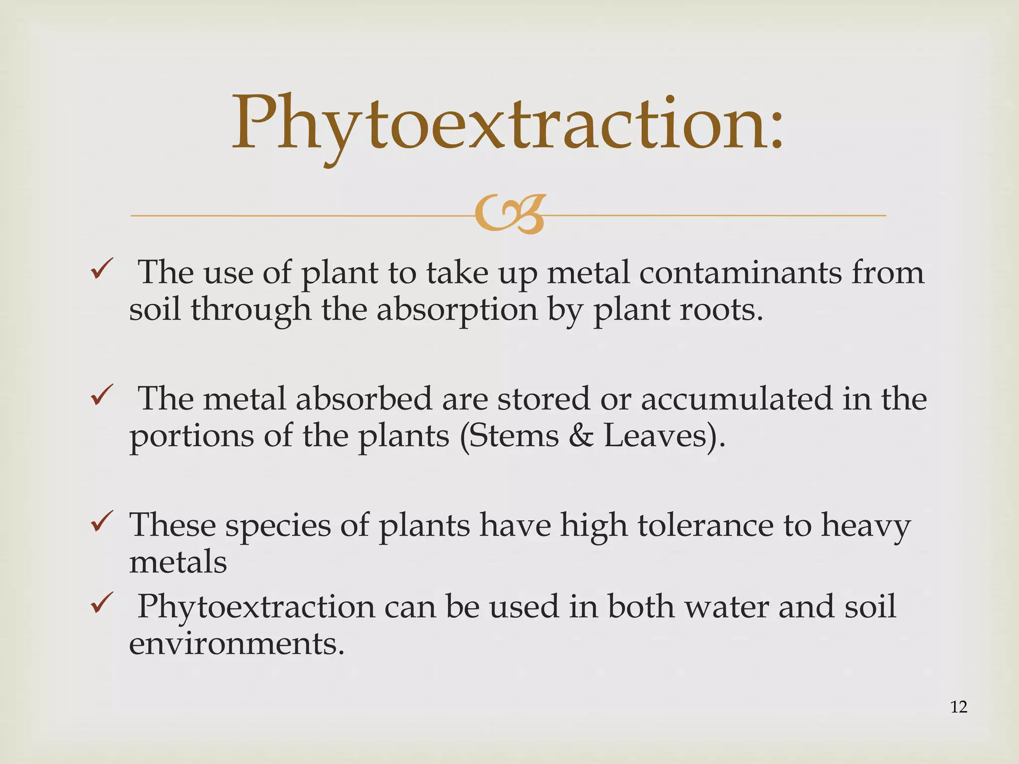 Phytoremediation | PPTX
