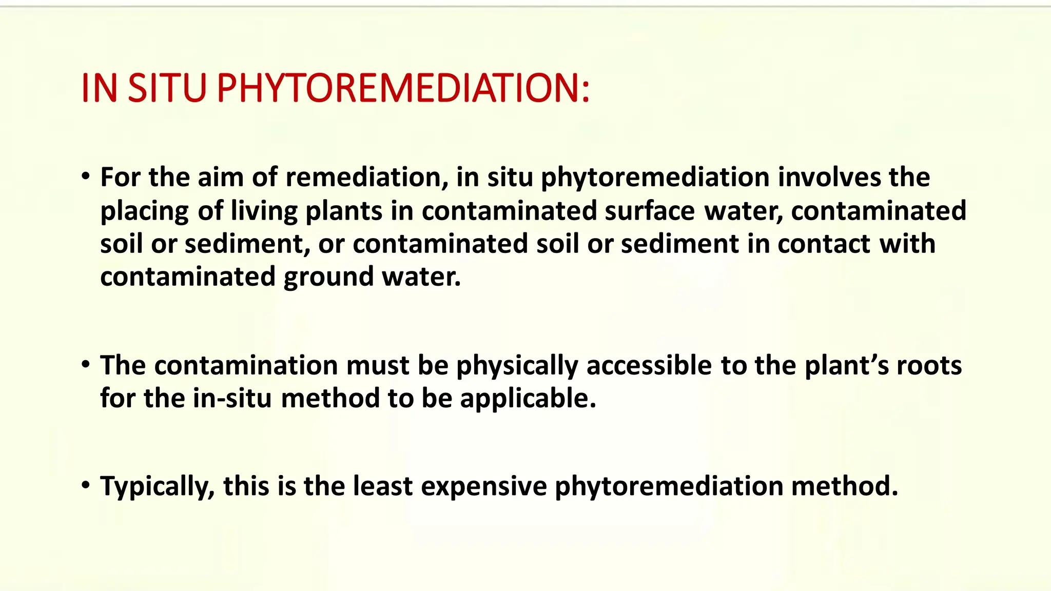 Phytoremediation-2 and its types classification | PDF | Agriculture ...