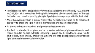 Phytosomes | PPTX