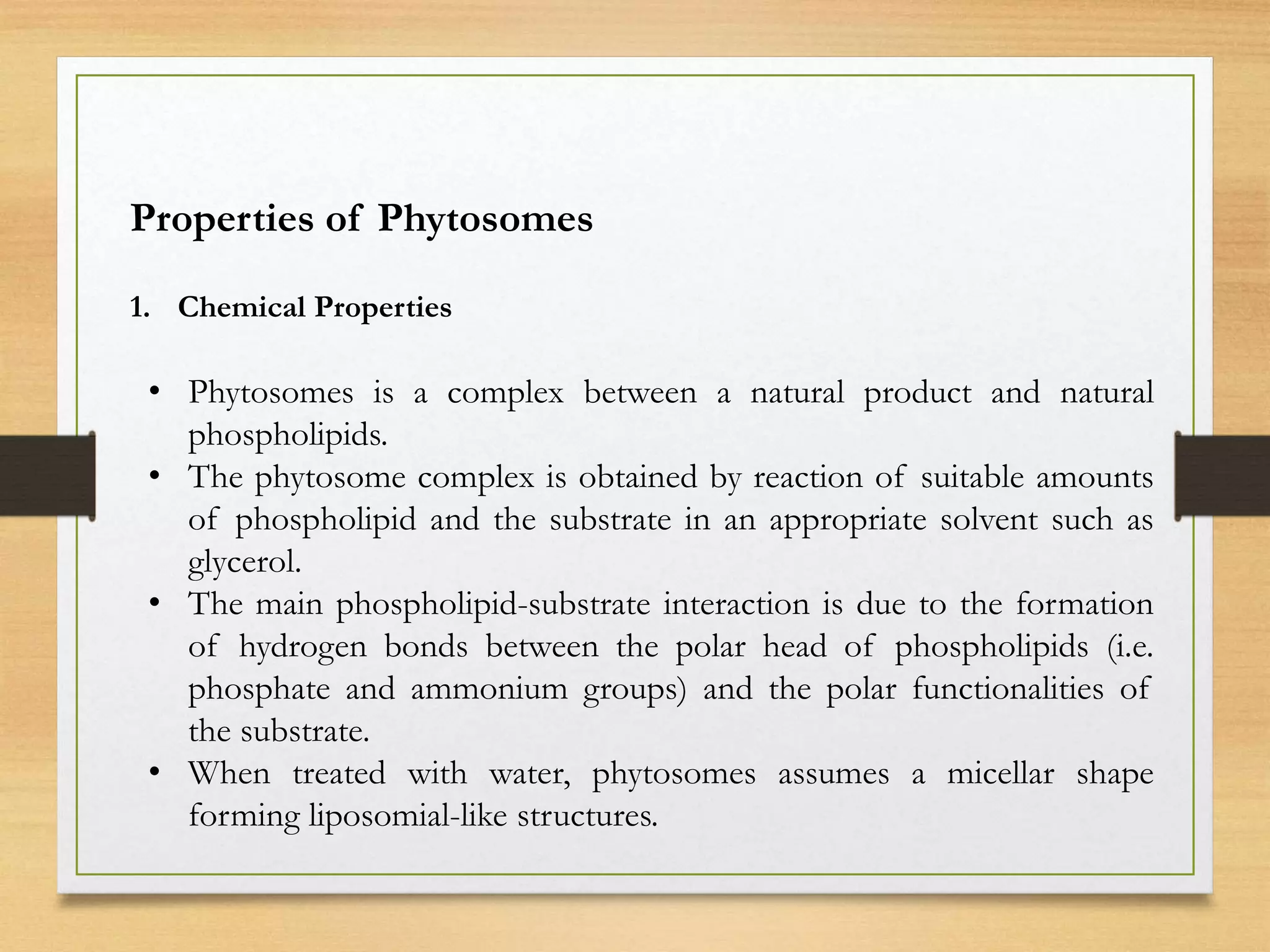 Phytosomes : Preparation and Application | PPTX