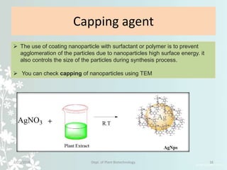 Phytosynthesis metal nanoparticle | PPT