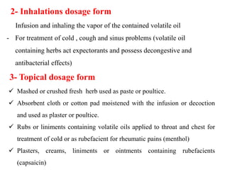 Introduction of Phytotherapy | PPTX