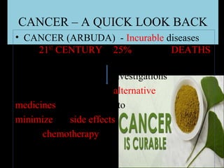 Phytotherapy on cancer | PPT