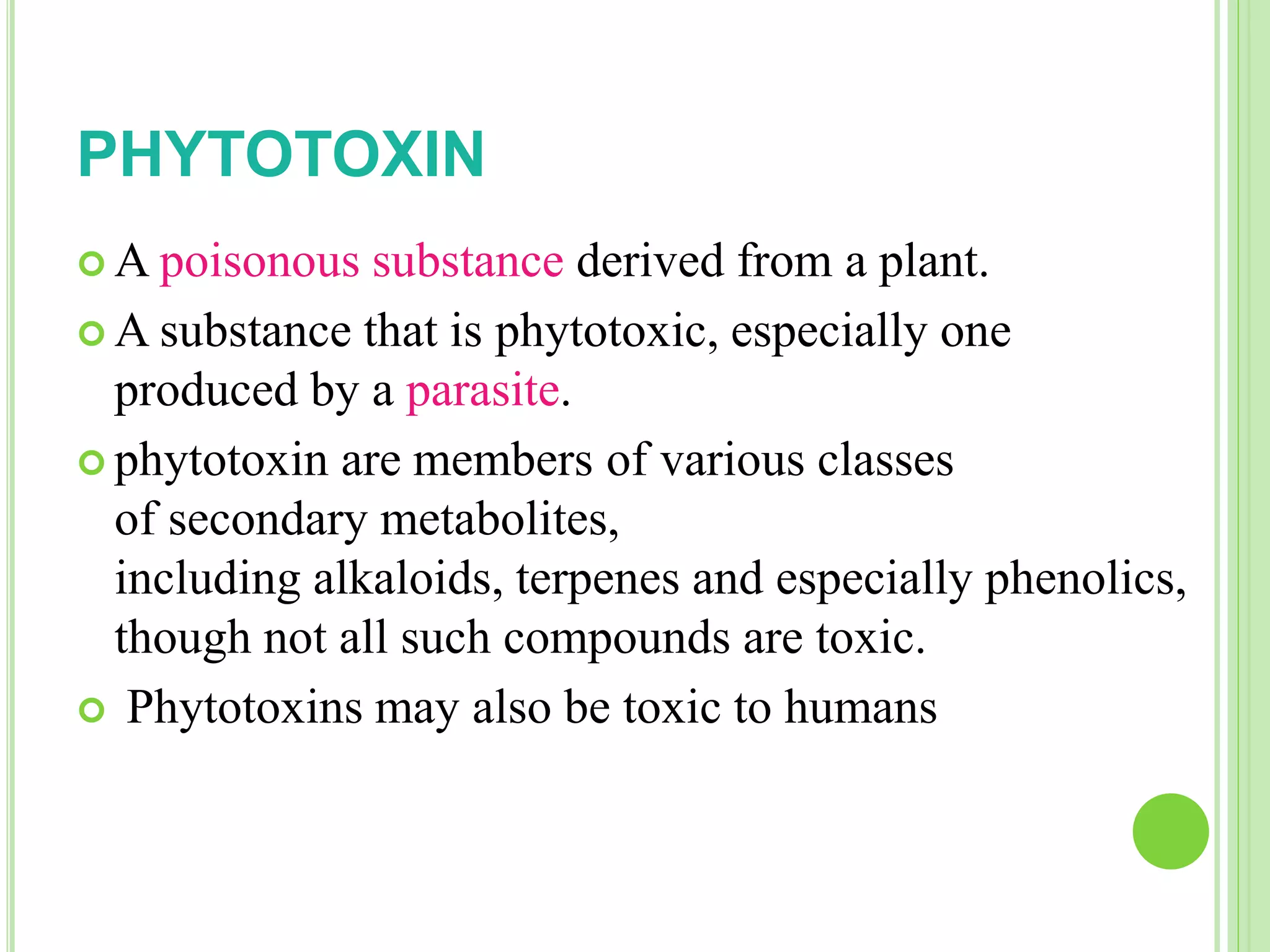 Phytotoxin | PPTX