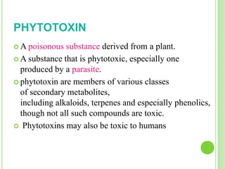 Phytotoxin | PPTX