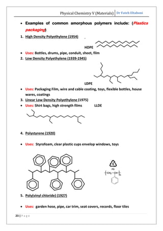 Physical Chemistry Examples