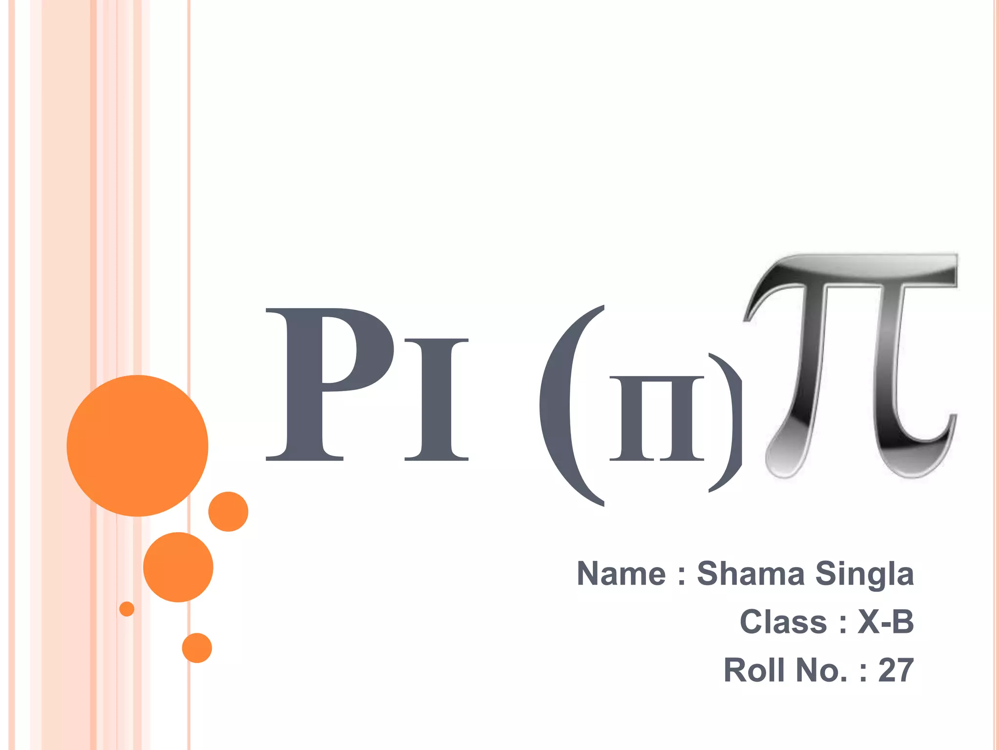 Pi (π) | PPTX