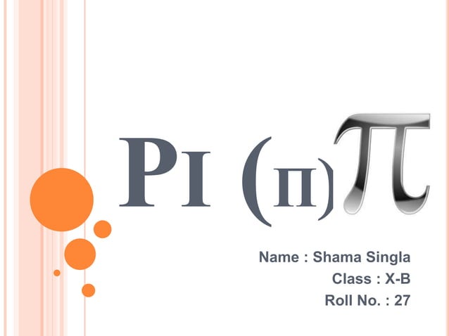 Pi (π) | PPTX