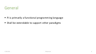 Pi - System Programming Language | PPTX