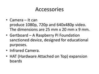 Raspberry pi | PPTX | Operating Systems | Computer Software and Applications