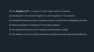 Introduction aboout raspberry PI | PDF | Operating Systems | Computer ...