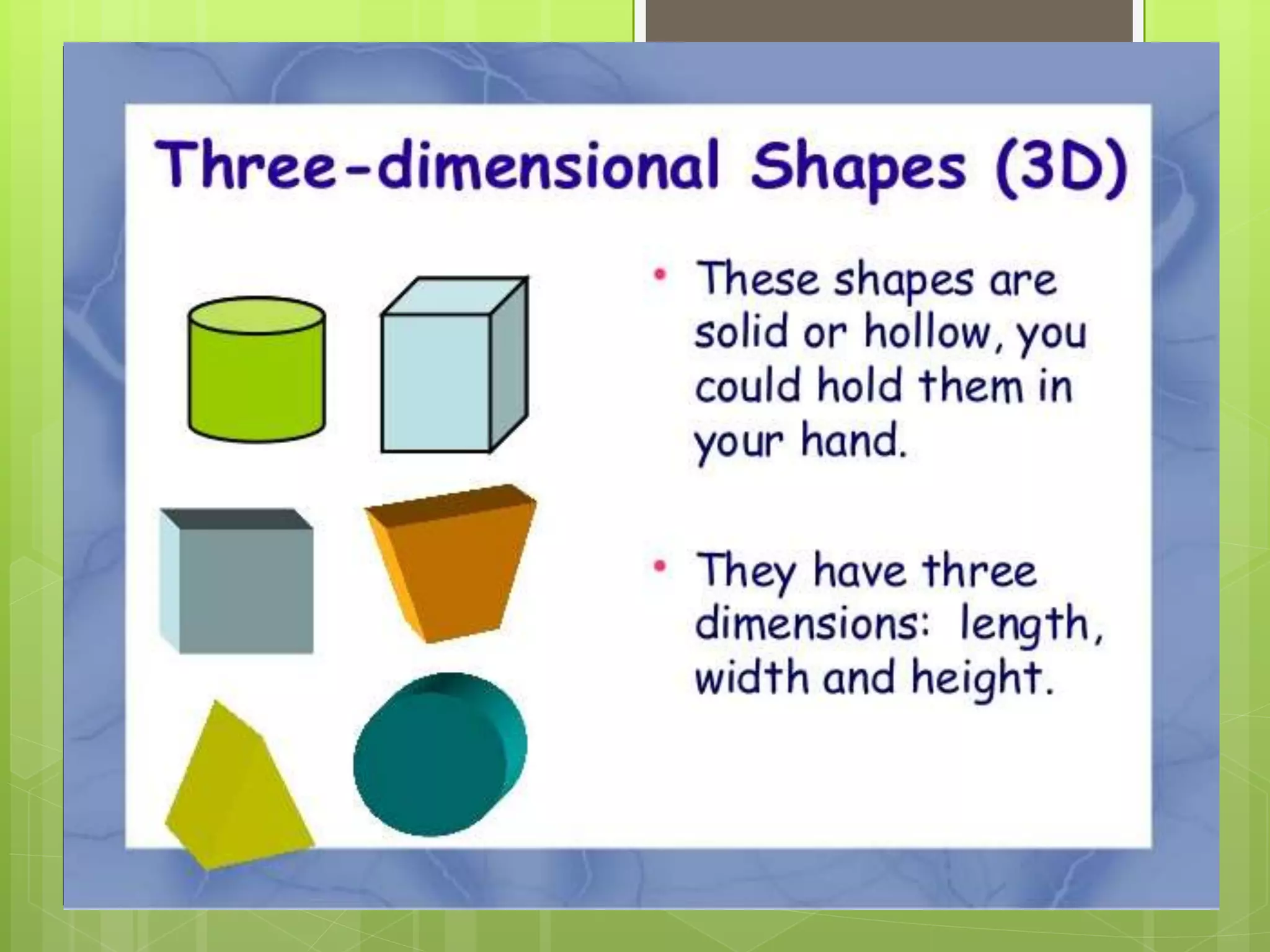 Visualizing Solid Shapes | PPTX