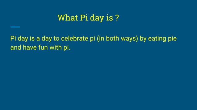Pi | PPT