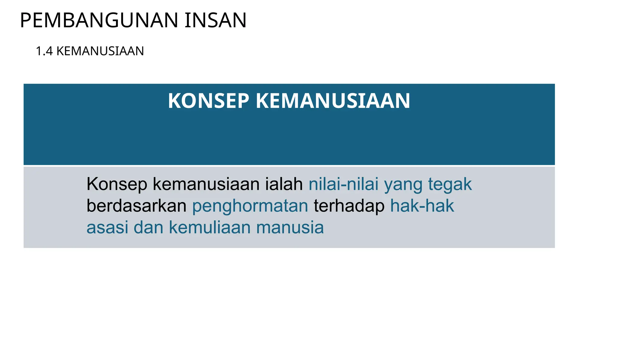 Pembangunan Insan (kemanusiaan) kmk sem2 | PPTX