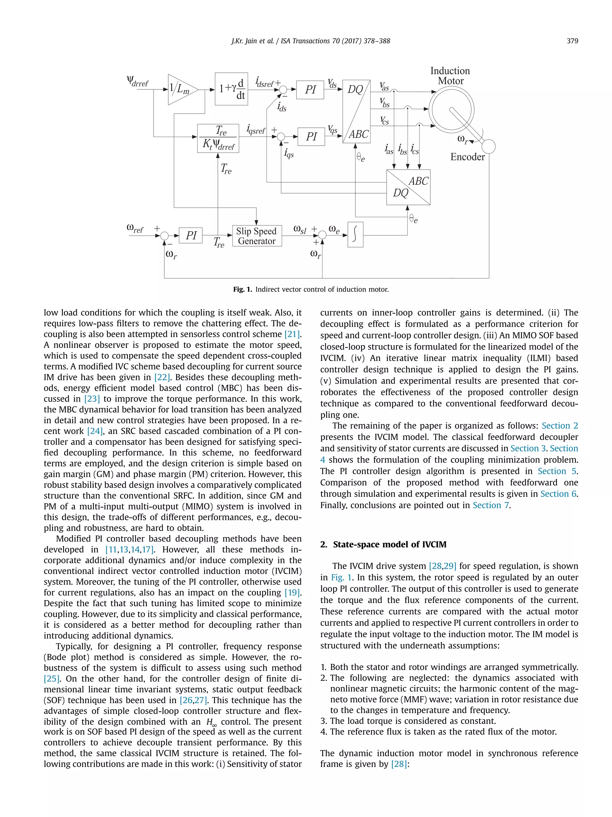 PI controller design for indirect vector controlled induction motor | PDF | Internet of Things ...