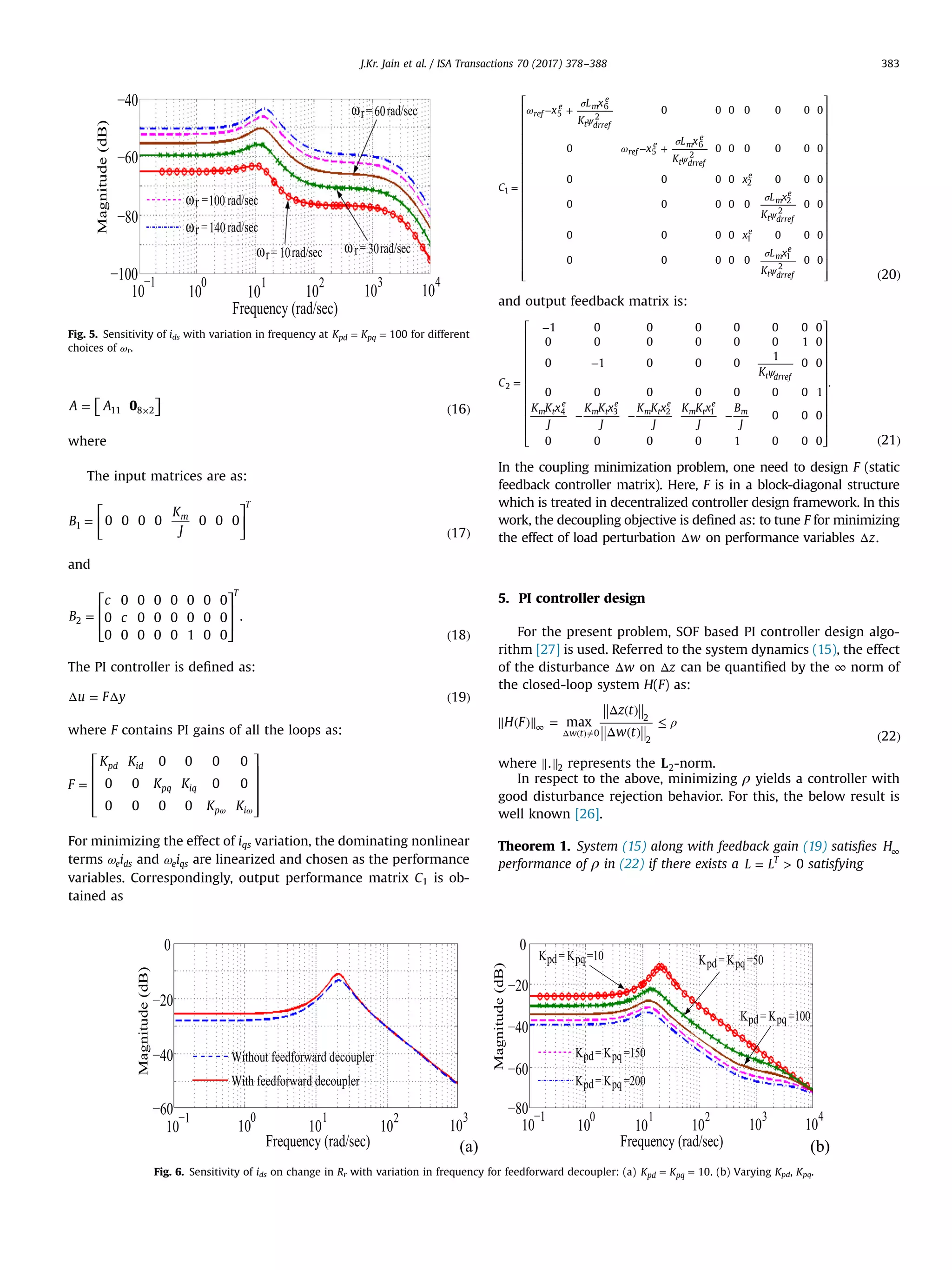 PI controller design for indirect vector controlled induction motor | PDF | Internet of Things ...