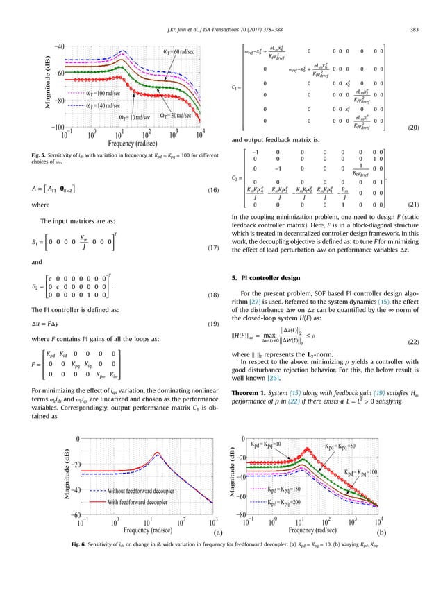 PI controller design for indirect vector controlled induction motor | PDF