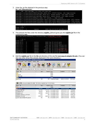 Pi deploying jdbc drivers in pi 7.1 x systems | PDF | Operating Systems ...